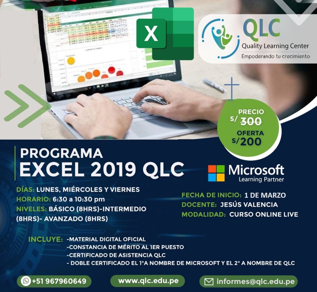 Próximos Inicios – QLC – Quality Learning Center